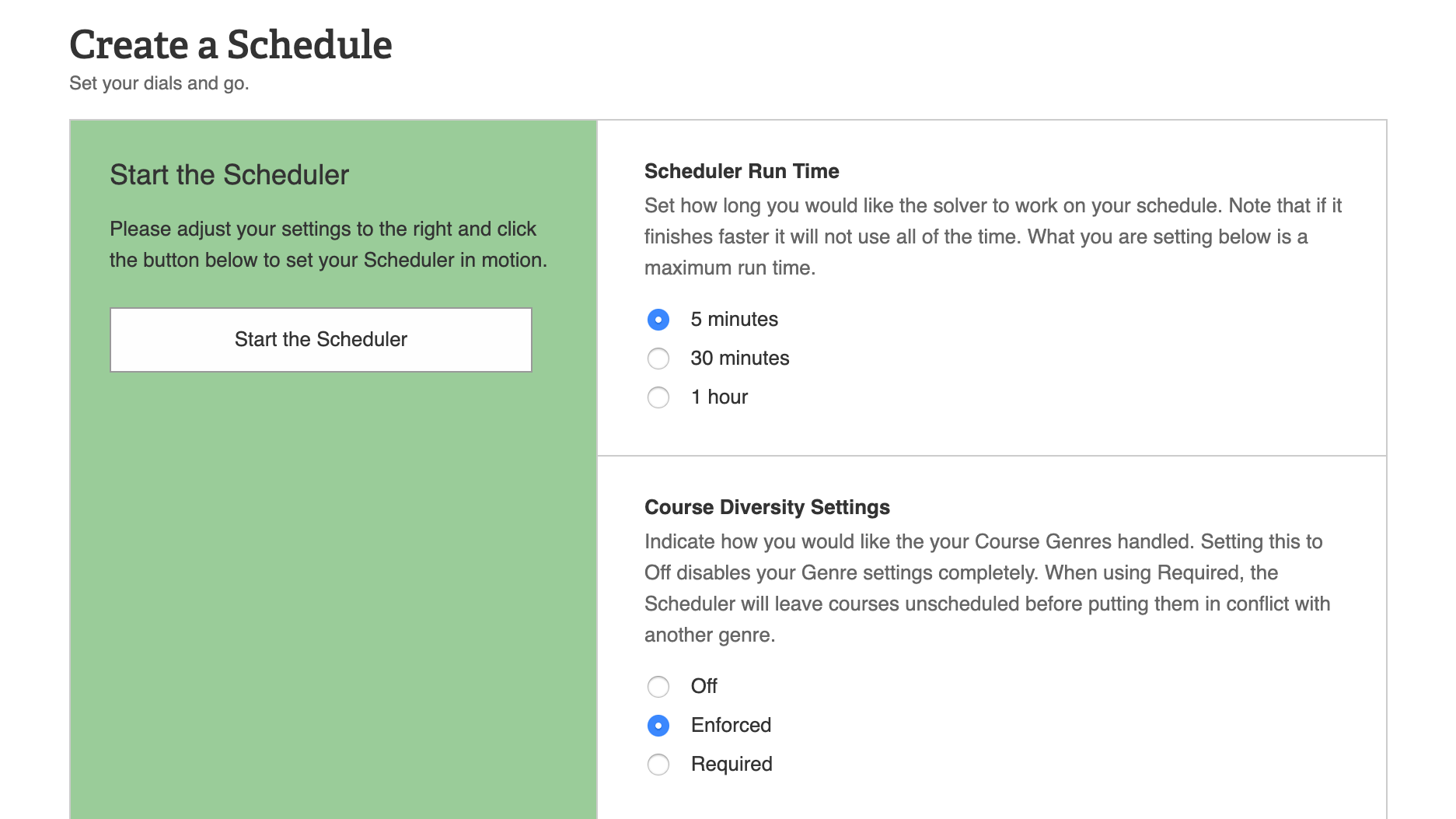 Software to Create College Class Schedules - ofCourse Scheduling